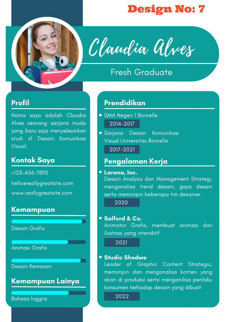 Template Design – Buat CV/Resume Kekinian